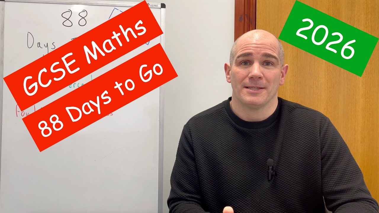 GCSE Maths 2026 Revision - 88 Days To Go - Corbettmaths - YouTube