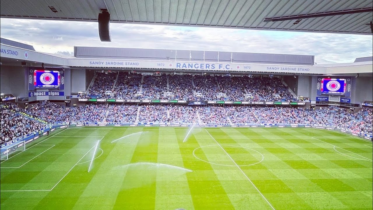 Rangers v Newcastle - Poppy and Daisy’s first Rangers game - YouTube