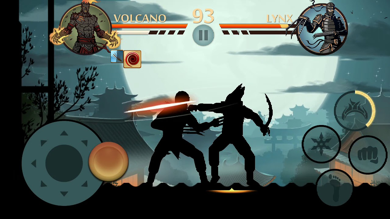 Shadow fight 2 VOLCANO VS LYNX - YouTube