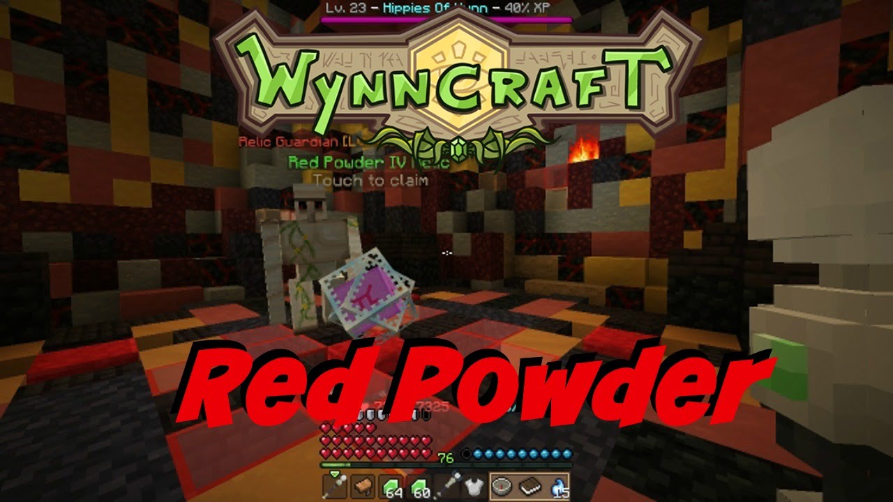 Wynncraft Gavel: Tier 4 Red Powder Relic! - YouTube