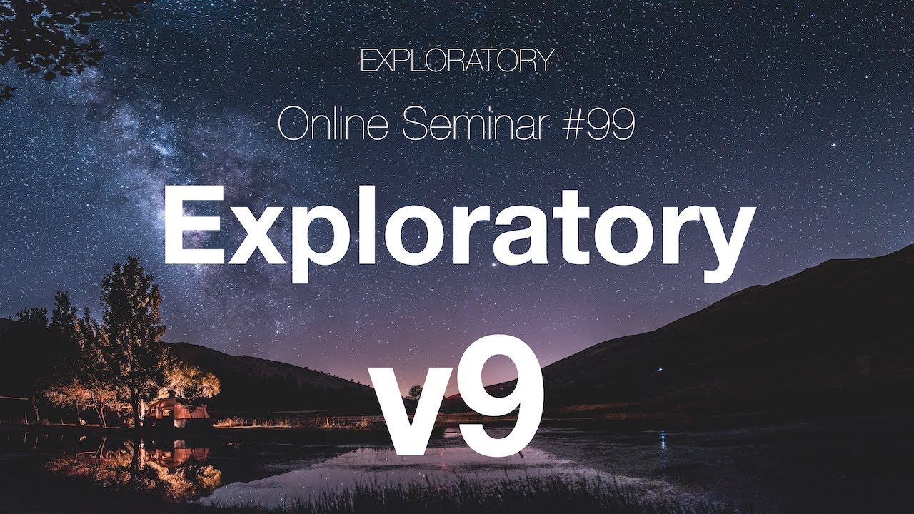 Introduction to Exploratory v9 - YouTube