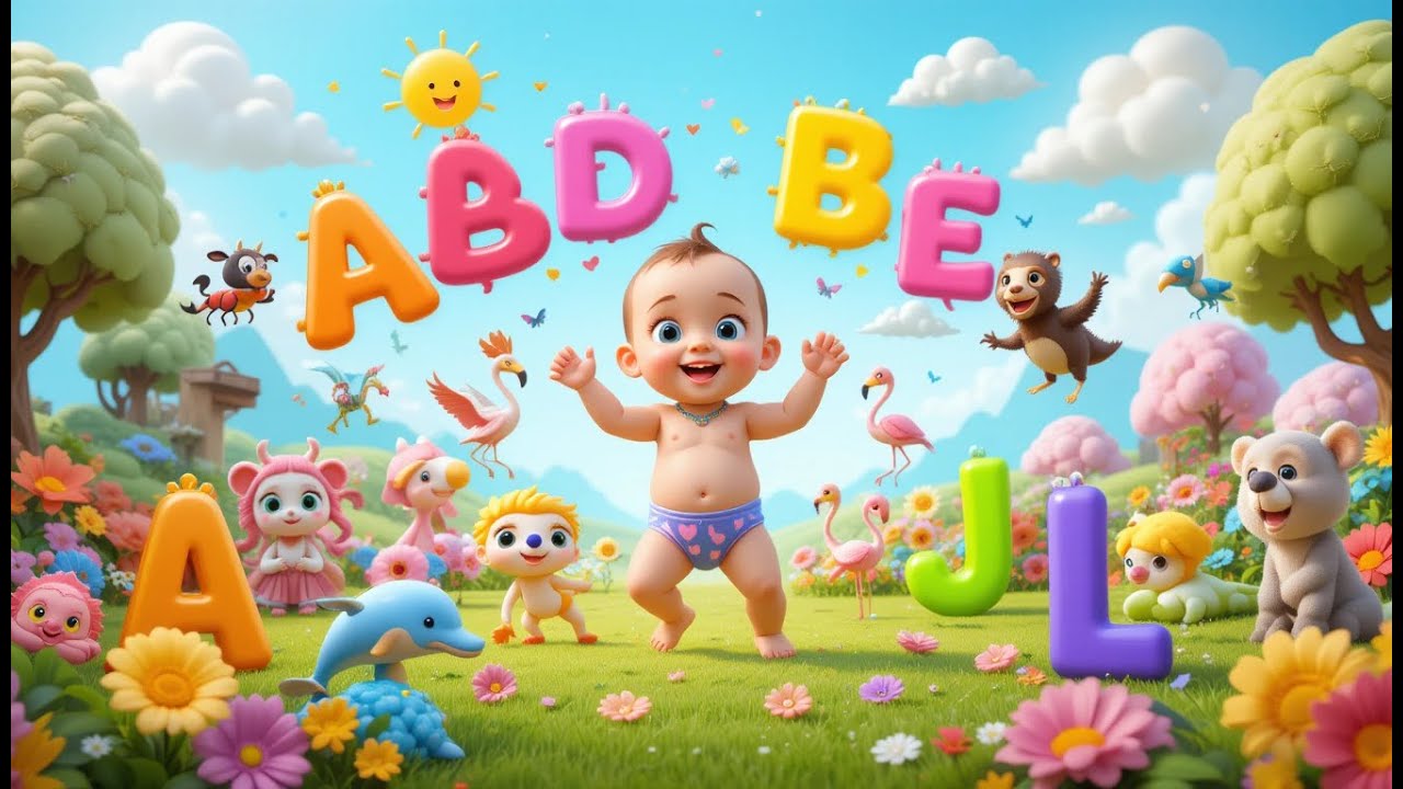 A to L Alphabet Song | Fun ABC Learning with Animals & Phonics for Kids ...