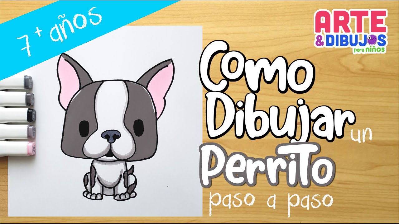 Como dibujar un PERRITO | Arte y Dibujos para Niños - YouTube