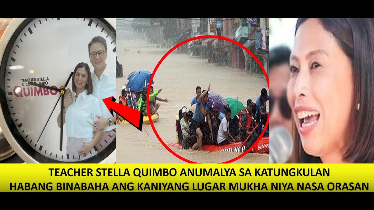 TEACHER STELLA QUIMBO HABANG BUMABAHA SA MARIKINA PERA NG TAONG BAYAN ...