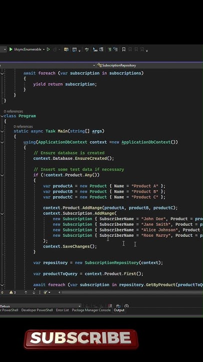 C Tips Iasyncenumerable Example Shorts Coding Codingtips Csharp Dotnet Dotnetcore