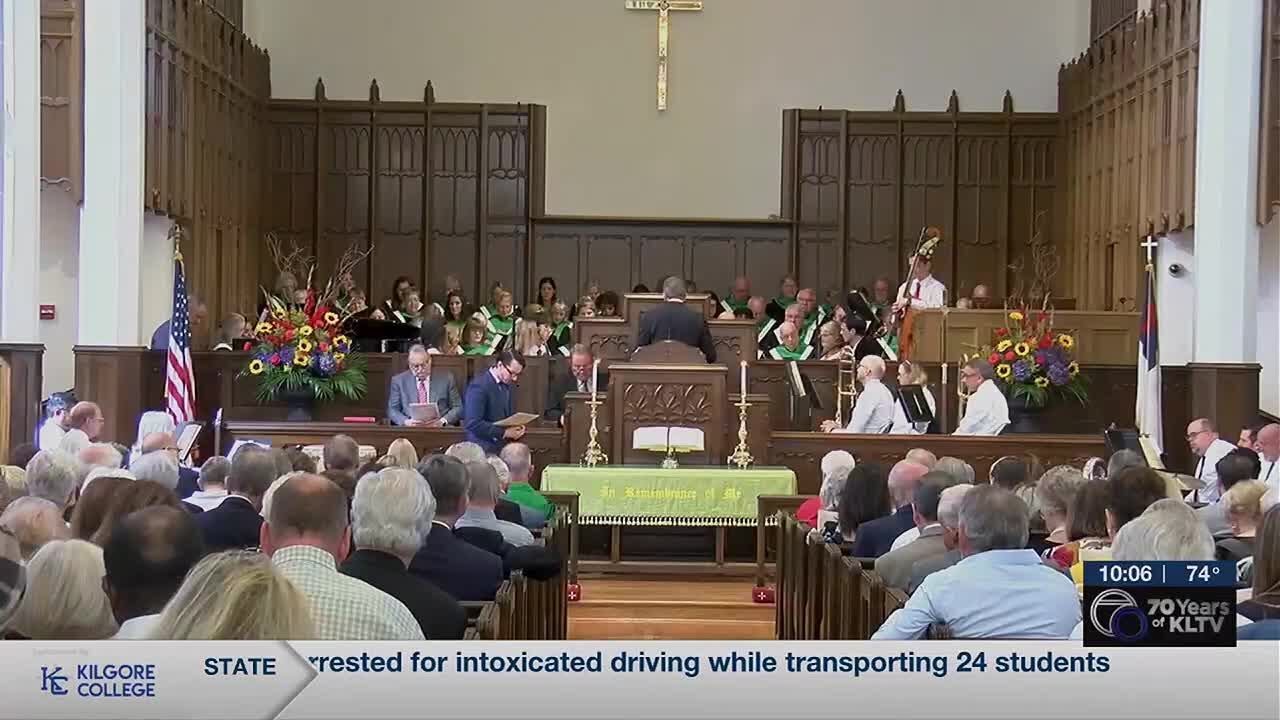 Marvin Methodist Church in Tyler re-opens renovated sanctuary - YouTube