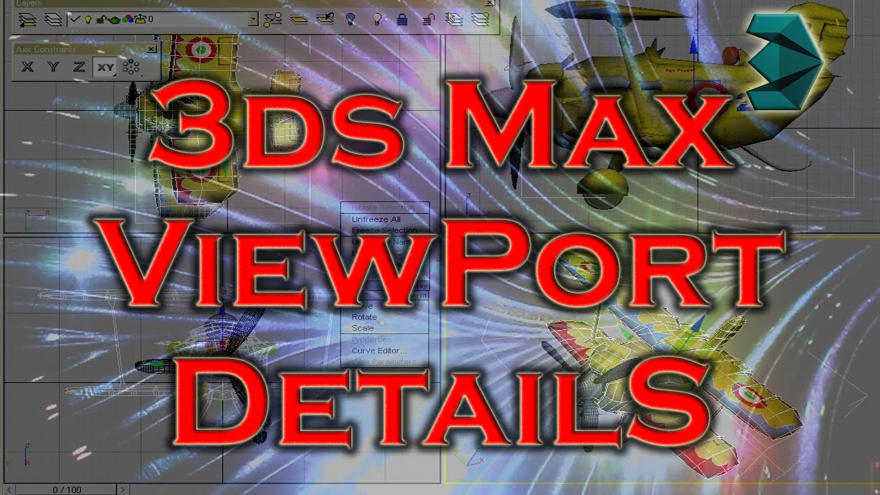 3d studio max Viewport details tutorial - YouTube