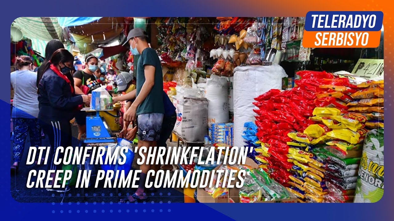 DTI confirms 'shrinkflation' creep in prime commodities - YouTube