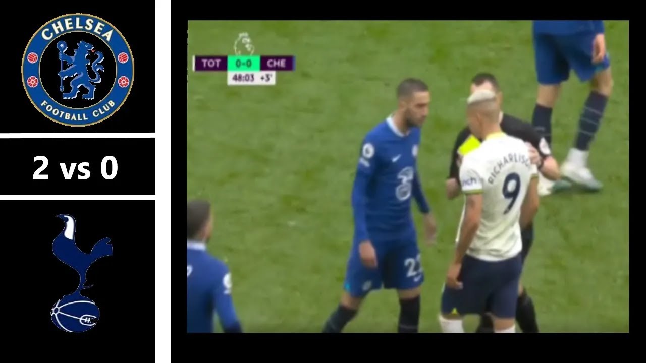Intense match leads to a fight! Tottenham vs Chelsea - Premier League ...