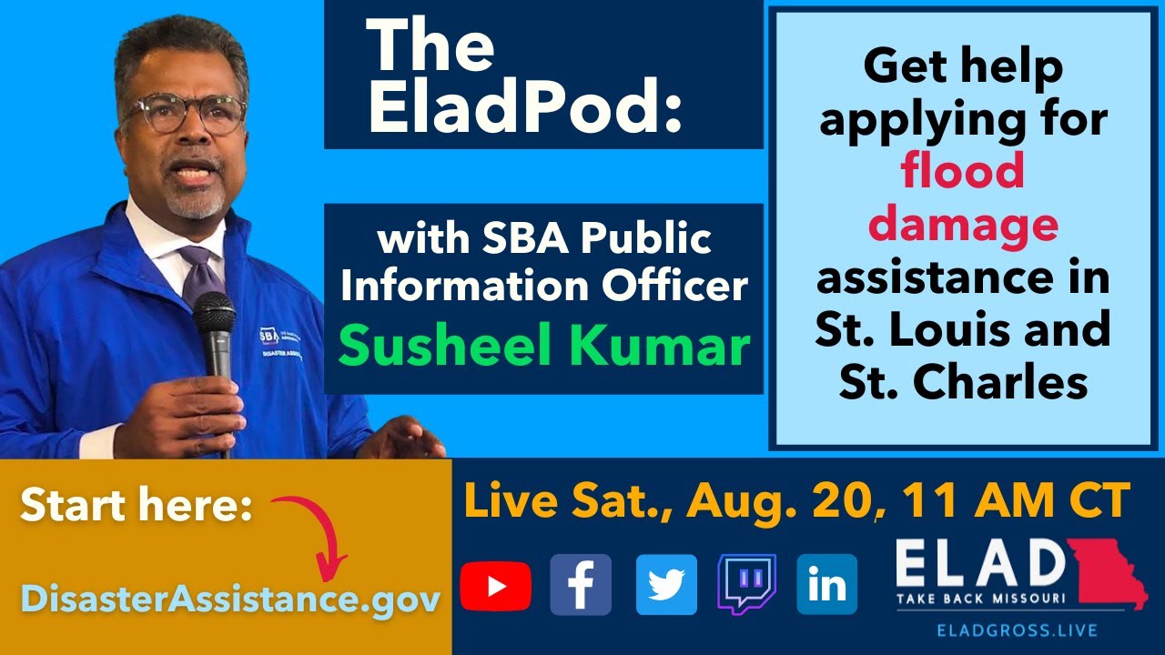 EladPod: Emergency Flood Assistance with Susheel Kumar of the SBA - YouTube