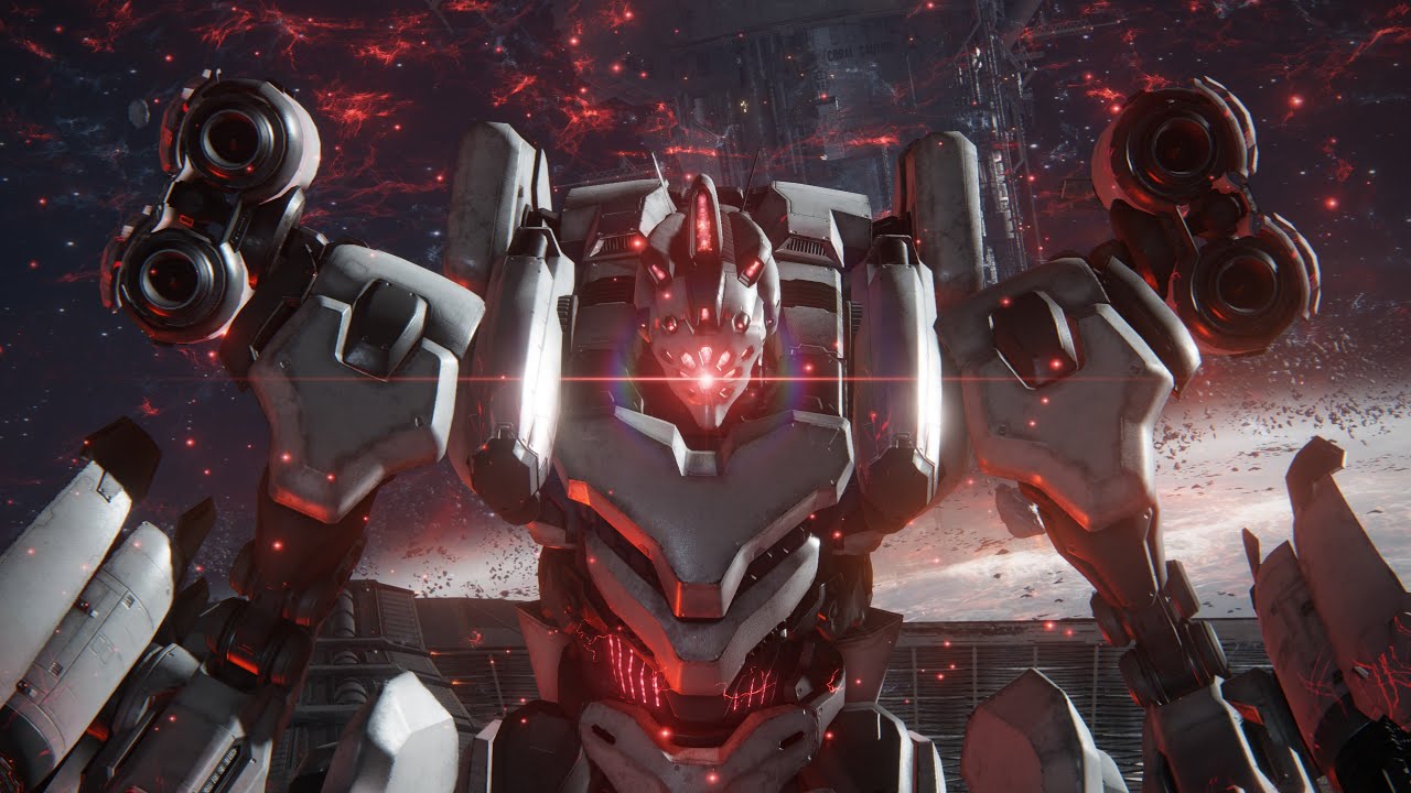 【AC6】PC ArmoredCore機戰傭兵VI -Final Boss艾兒 渡鴉業火 - YouTube