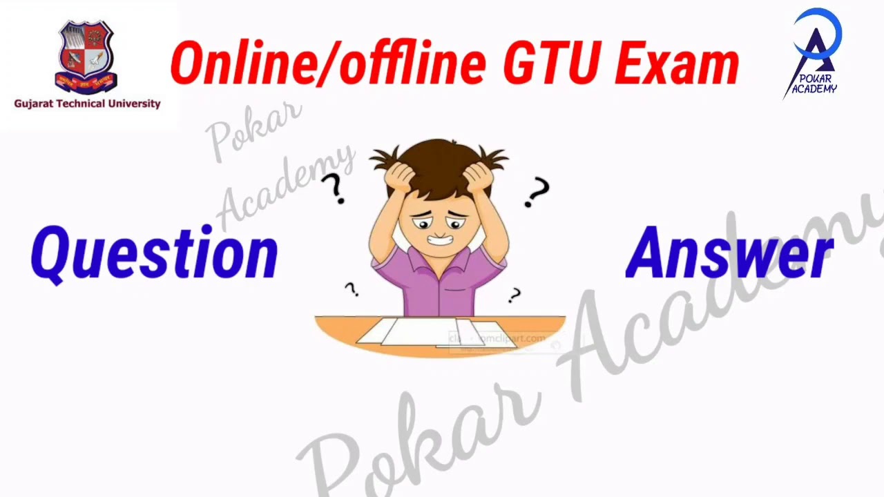 GTU Exam options Selection | GTU Latest Circular | Question & Answer ...