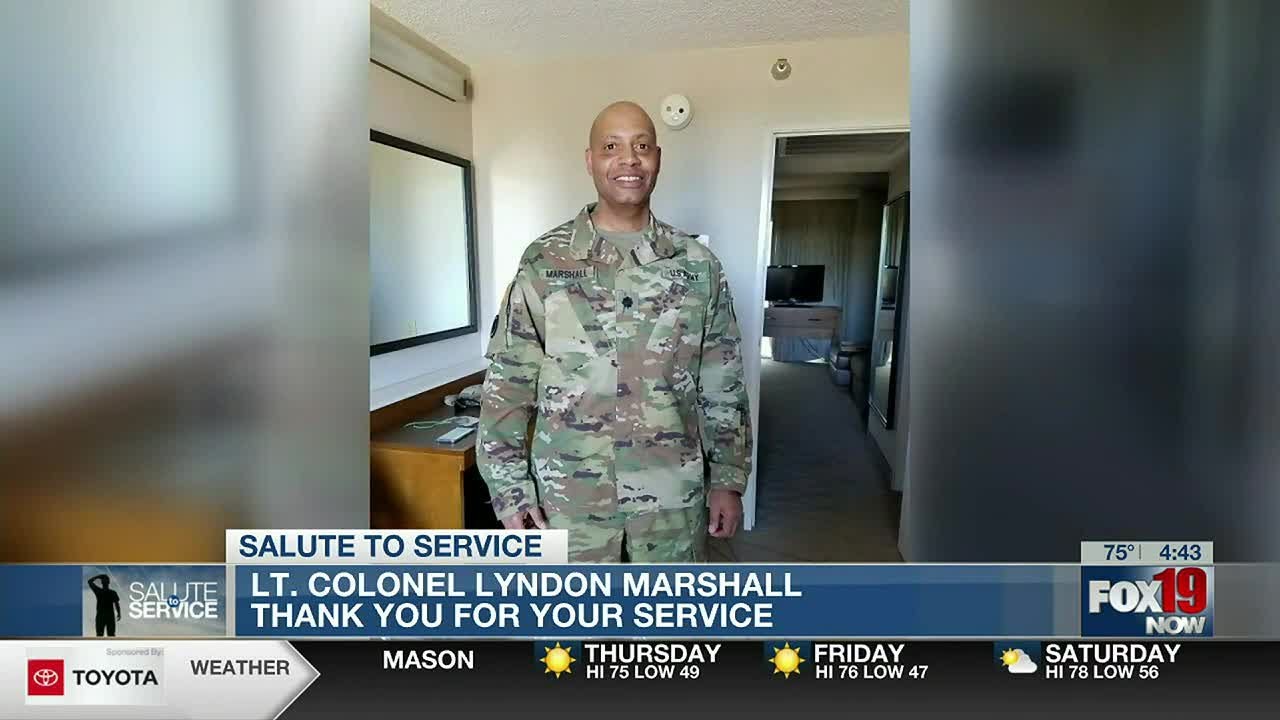 Salute to Service: Lt. Colonel Lyndon Marshall - YouTube