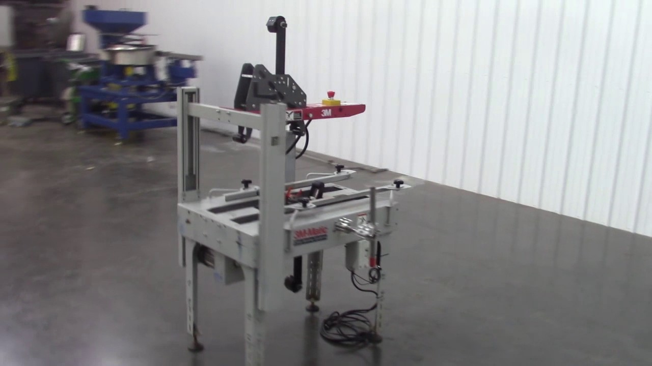 3M 110A Top and Bottom Tape Case Sealer - YouTube