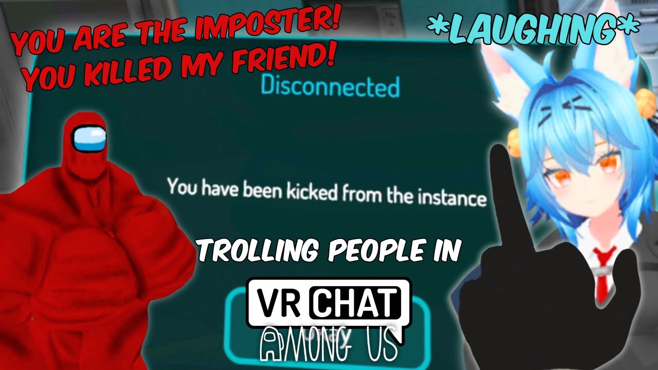I GOT KICKED FROM AMONG US VR! - YouTube