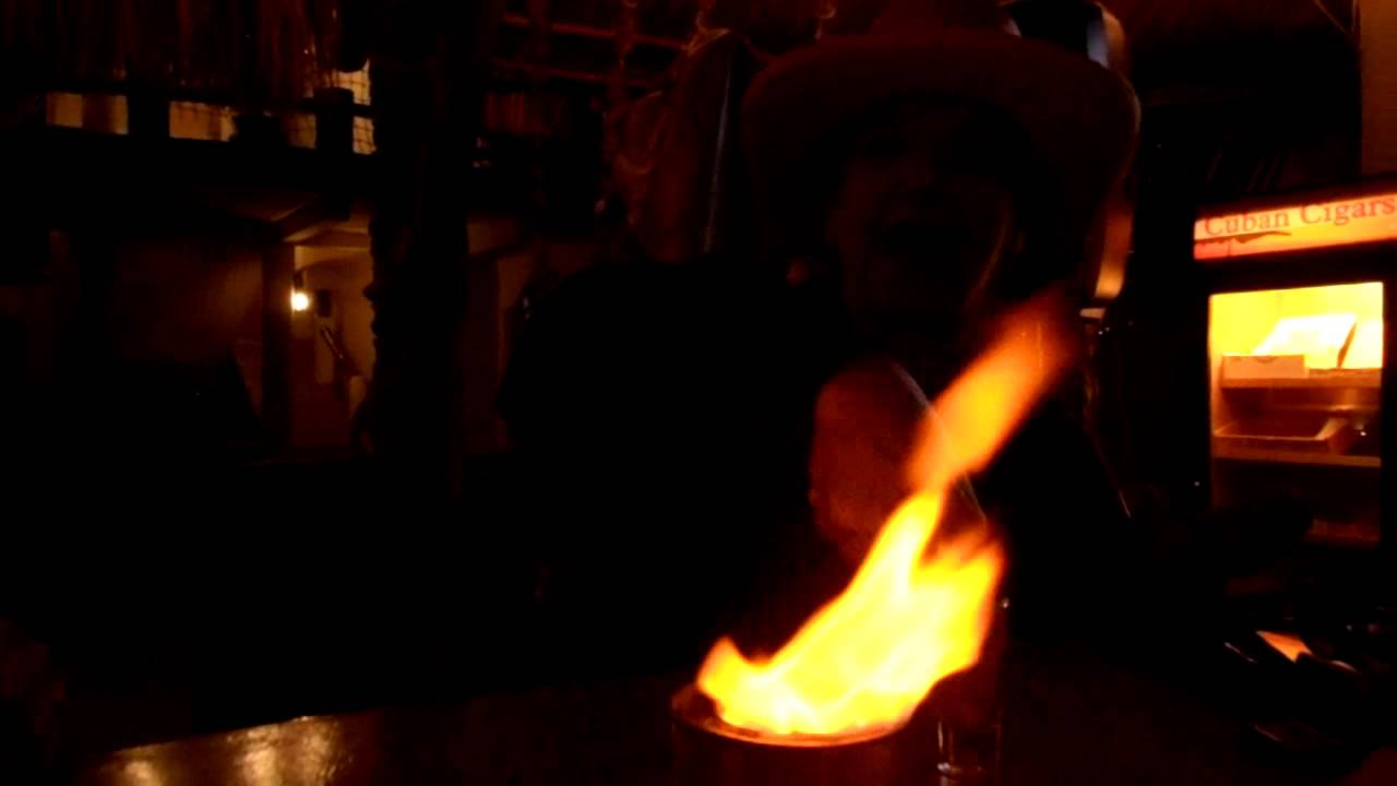 Finger on Fire at the Bar - YouTube