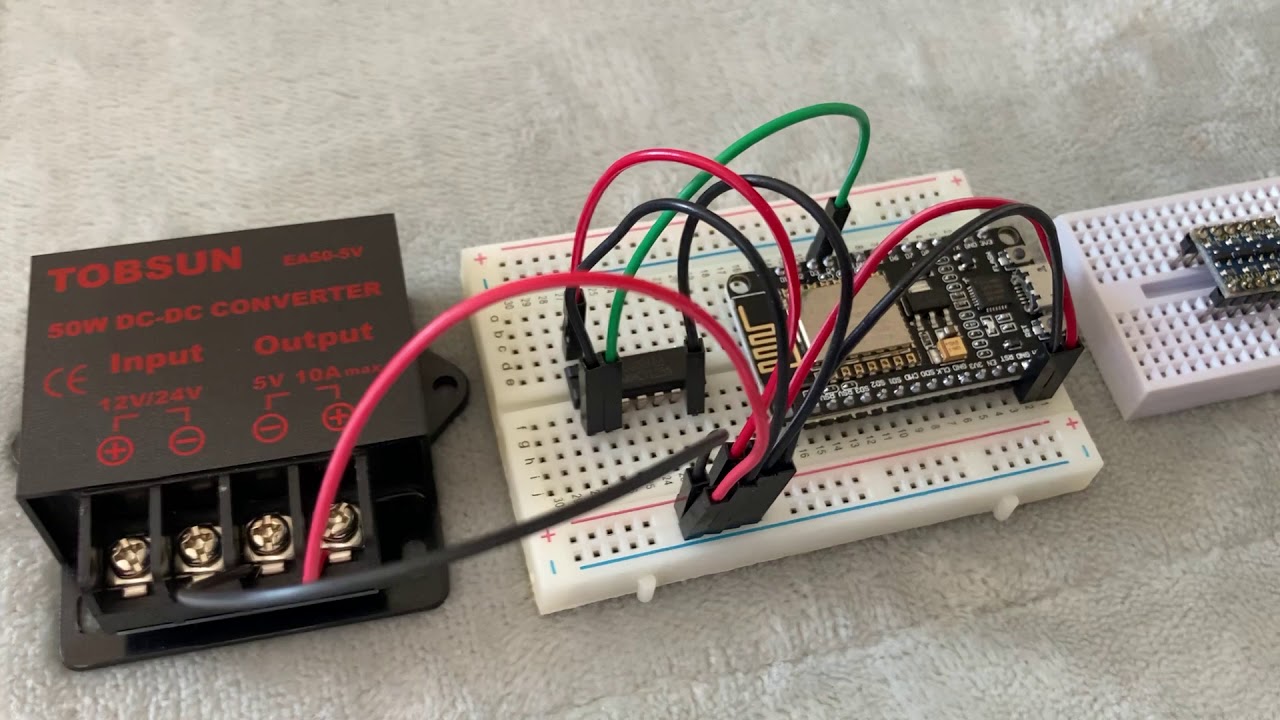 Using a 74AHCT125 chip as a logic level shifter - YouTube