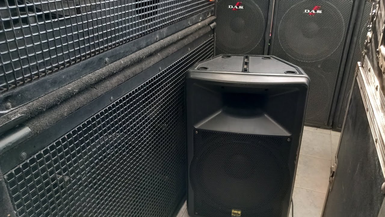 sound check img stage line PAK-115 MK2 - YouTube