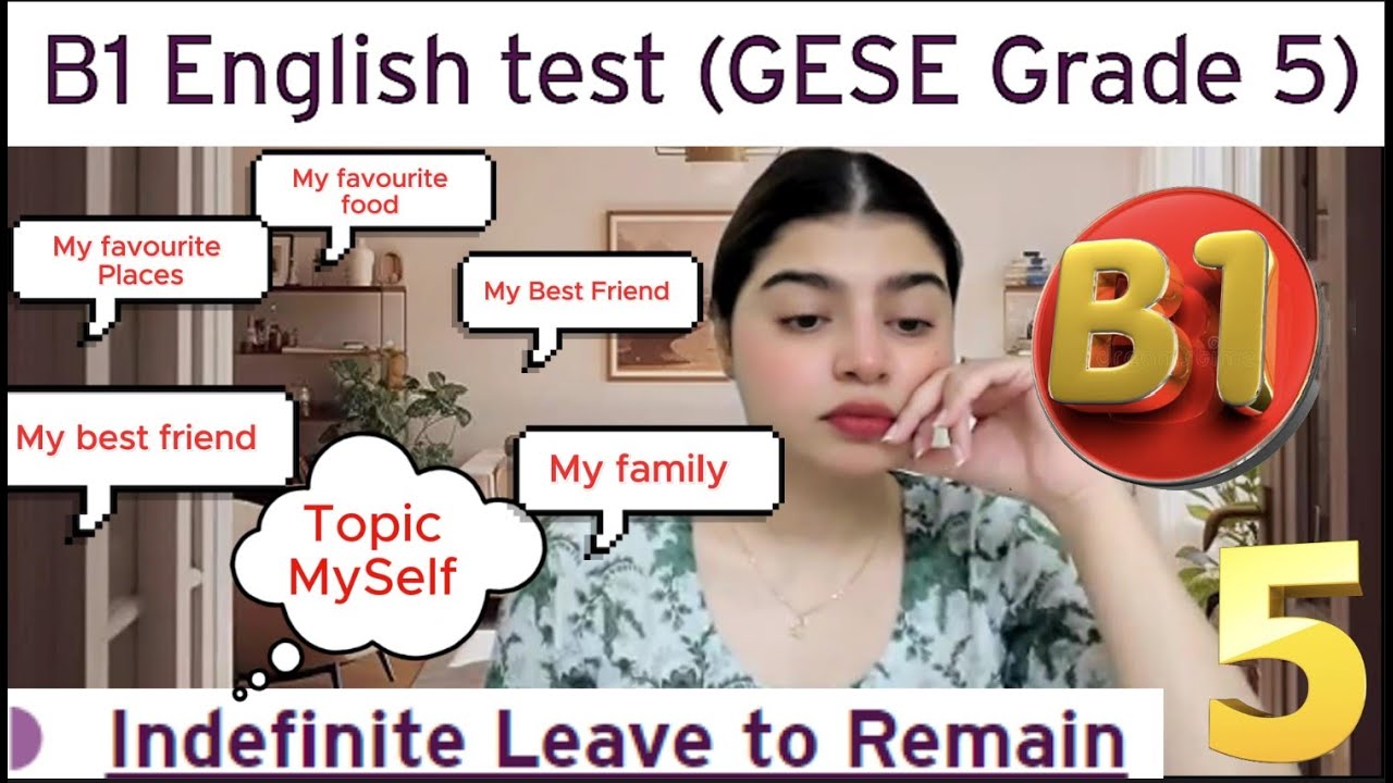 Full Test B1 English test (GESE Grade 5) | SELT British Citizenship ...