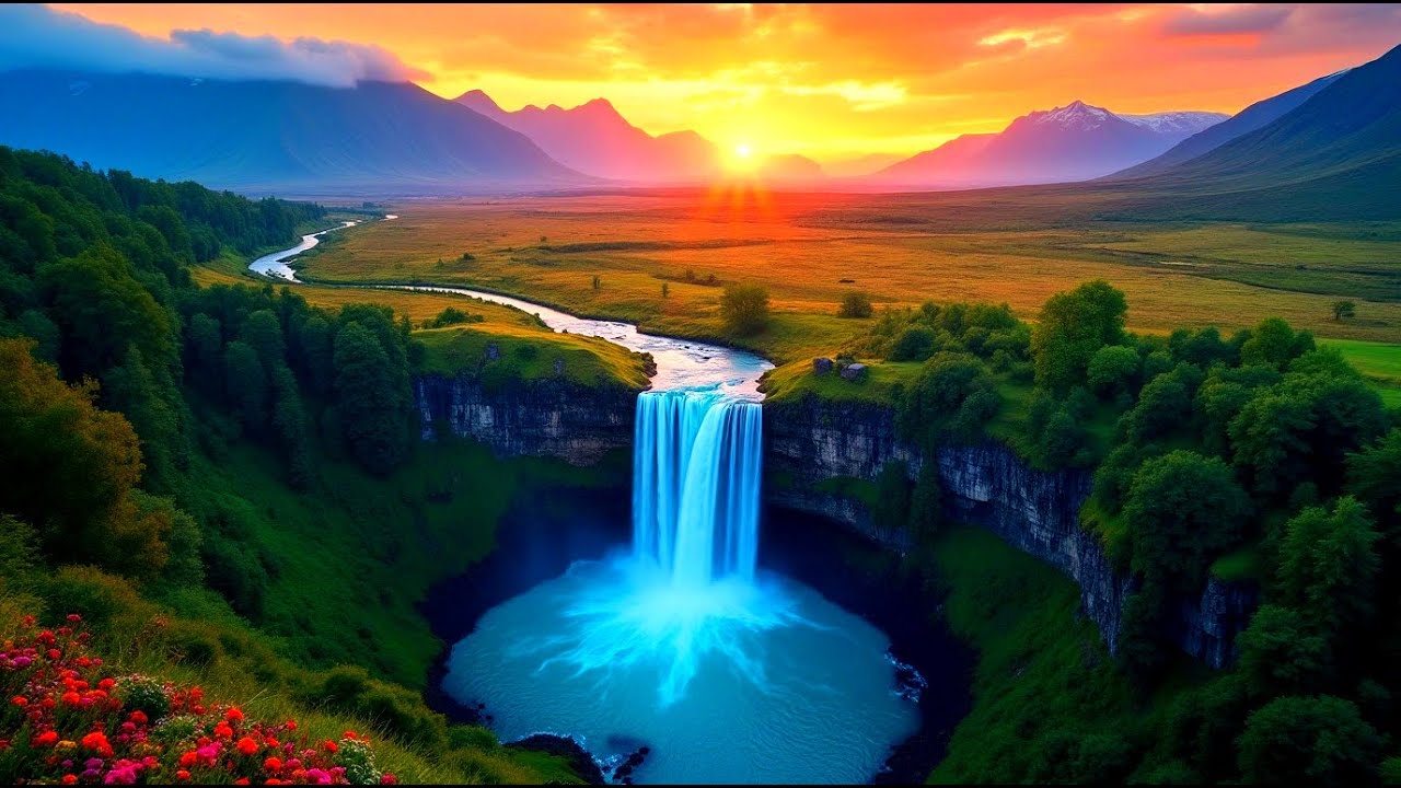 Whispering Waterfall: A Tranquil Escape in Nature - Yapah Relaxing ...