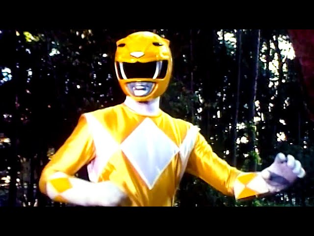 Sexy Yellow Power Ranger Costume 2353