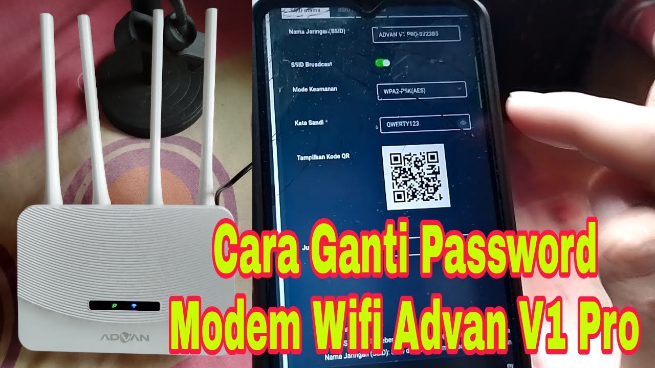 Cara Ganti Password Wifi Advan V1 Pro || CPE Router + Wifi - YouTube