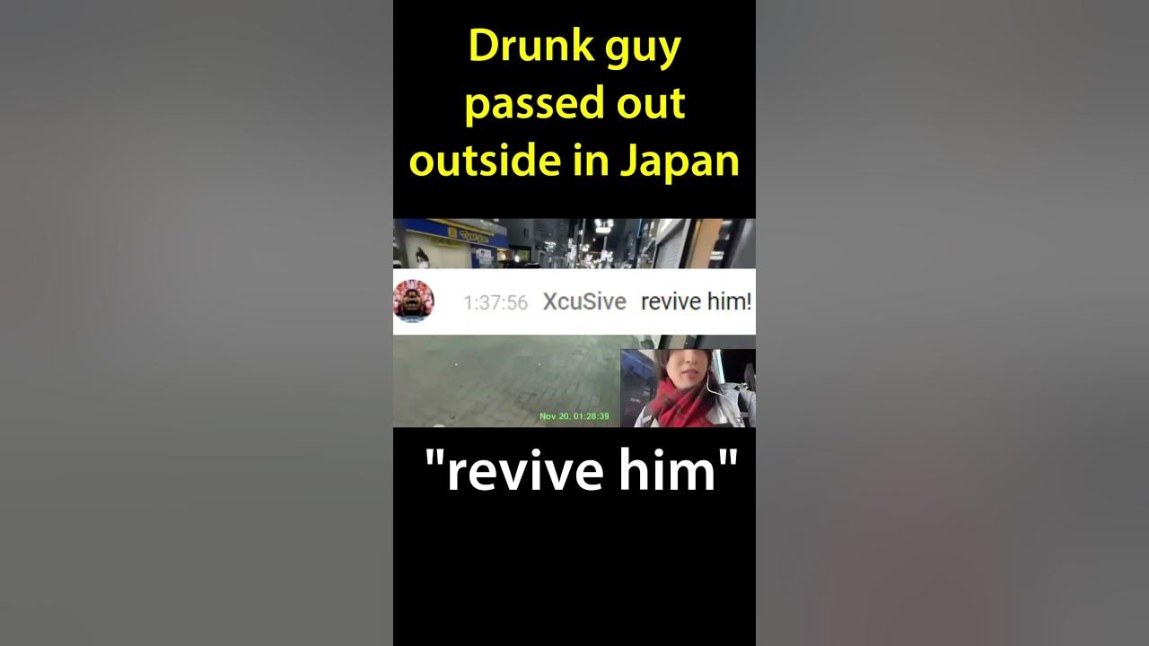The Drunkest Guy Passing Out In Japan Youtube