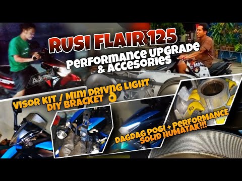 RUSI FLAIR 125 Performance Upgrade and Accessories |Dagdag porma |Sulit ...