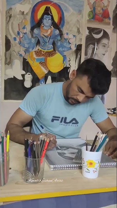 Pencil Drawing Easy way @Ammy Virk #SHORTS #youtube - YouTube