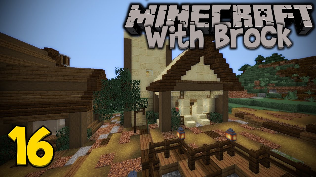 Medieval Sandstone House! Learning a Gradient - Minecraft Survival (Ep ...