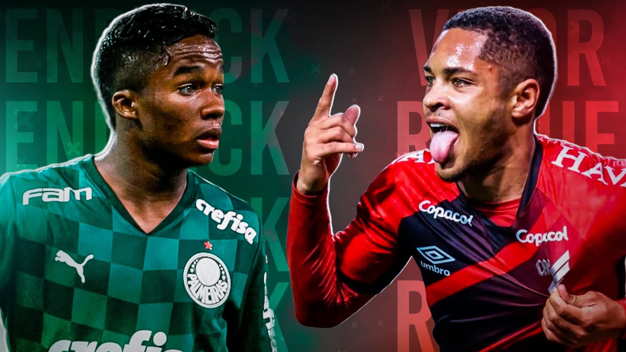 Endrick VS Vitor Roque: Quem é a MELHOR promessa BRASILEIRA? - YouTube