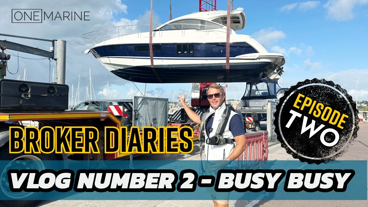 Busy Busy! Boat Lifting onto Transport, 850HP outboard Boat and even a ...