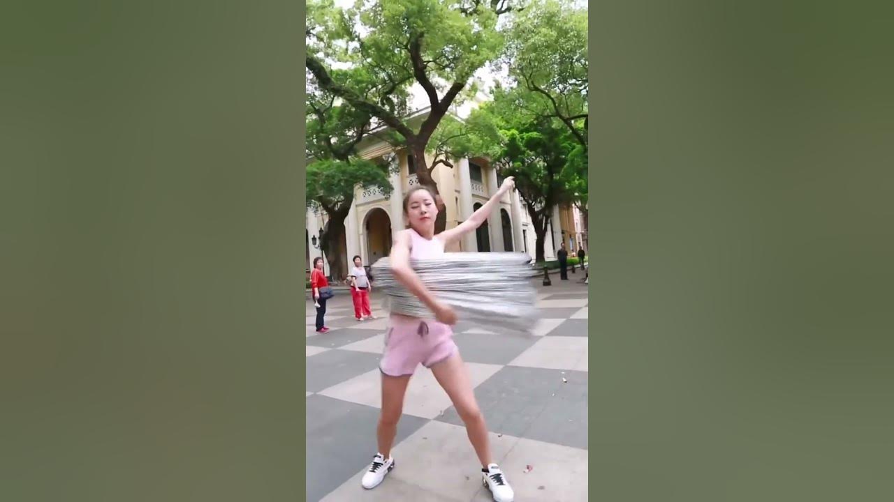 This Girl Played With Hundreds Of Rings #shortsvideo - YouTube