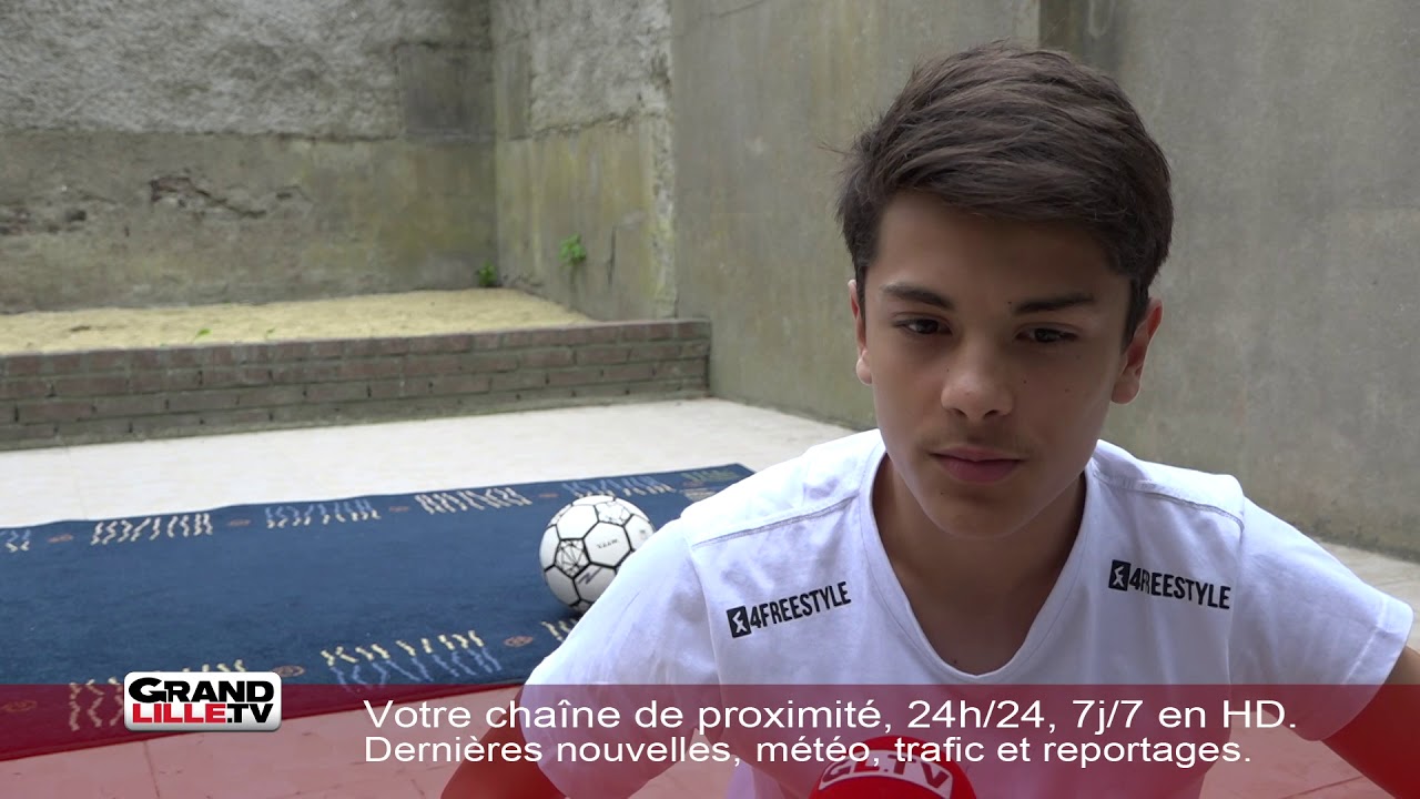 Nolan, champion du monde espoir de football freestyle - YouTube