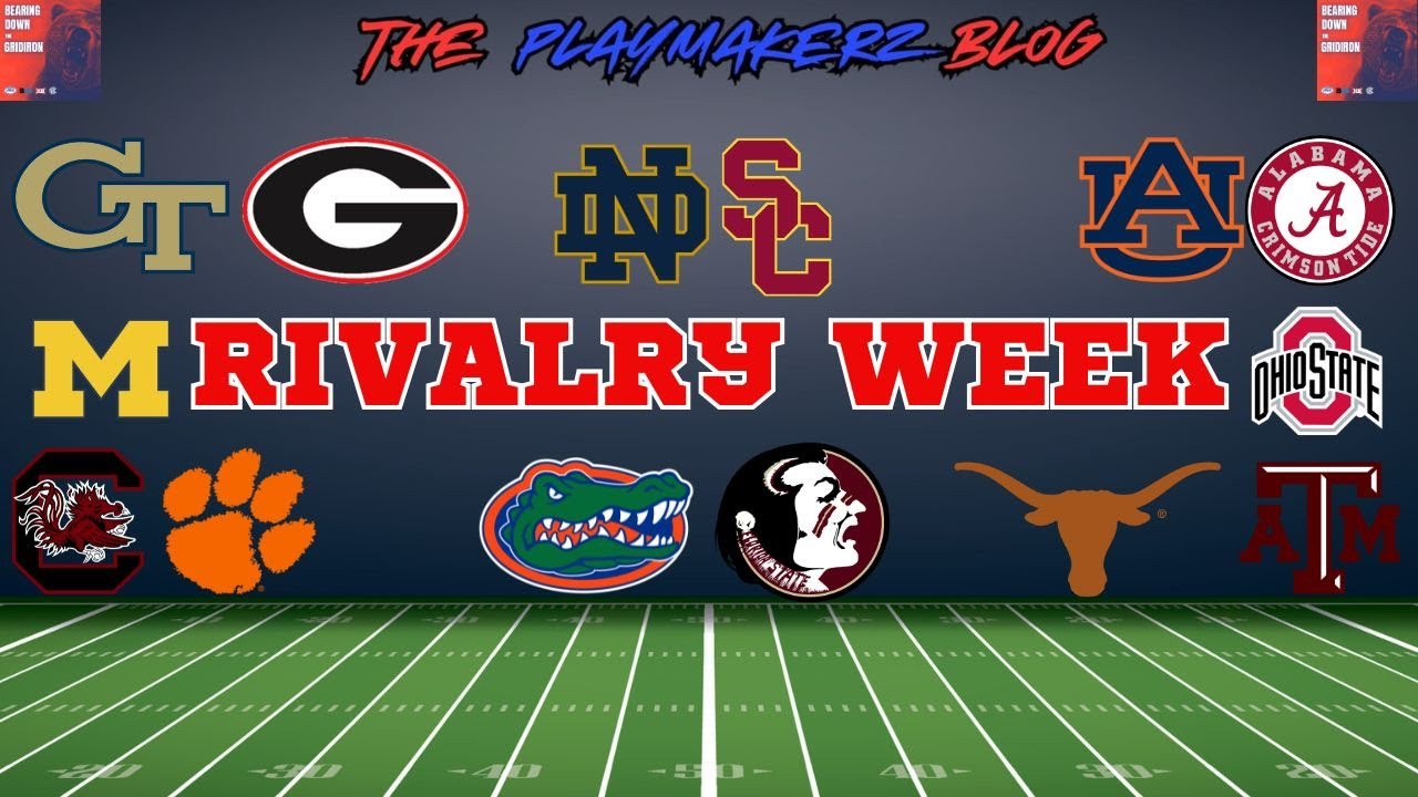 Rivalry Week Filled with CFP Implications - YouTube