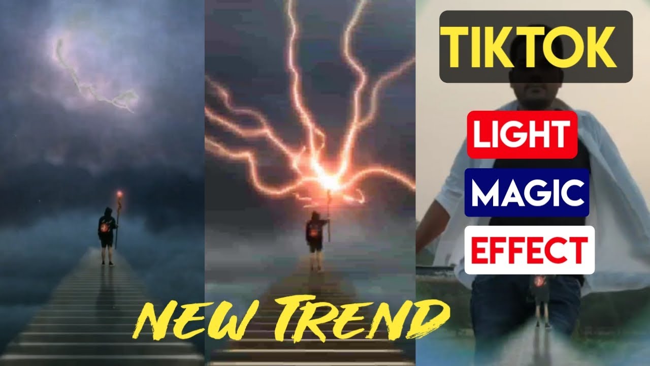 How to create Tiktok Light magic effect - YouTube