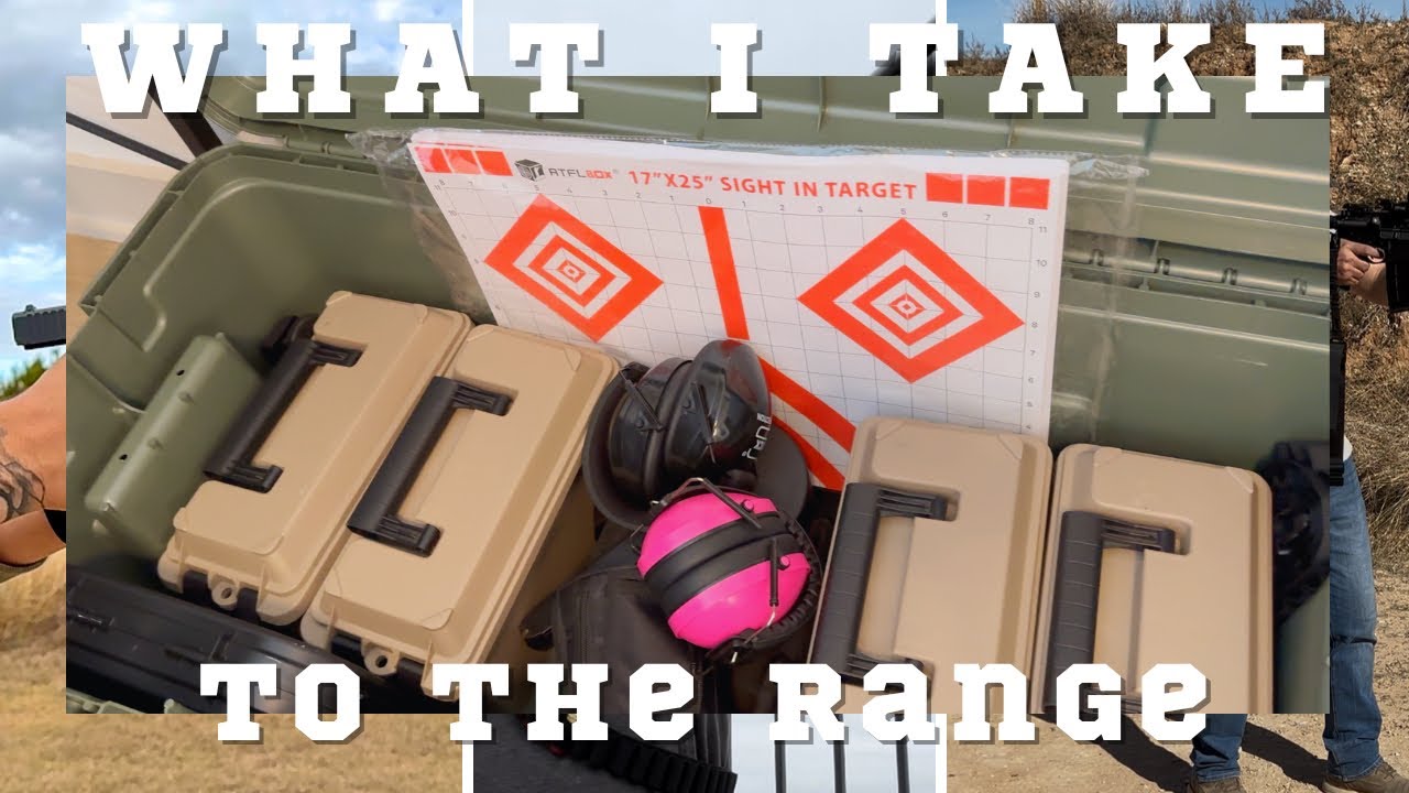 WHAT I PACK FOR RANGE DAYS - YouTube
