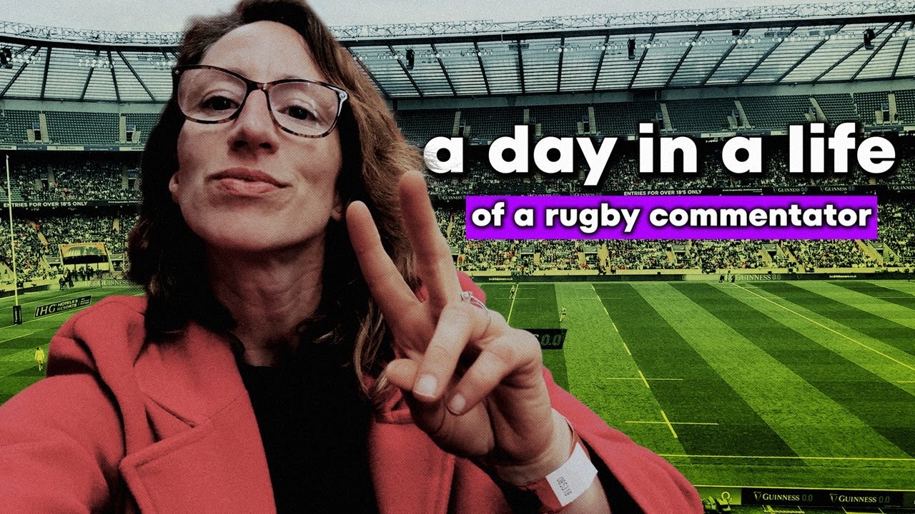 A day in the life of a rugby commentator 🏉 | England vs Ireland at ...
