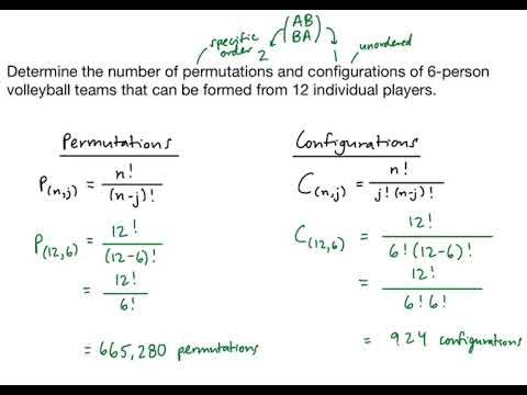 Probability Calculations (Permutations & Configurations) - Chemistry ...