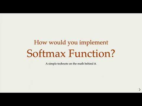 Mastering Softmax in Neural Networks: A Deep Dive - YouTube