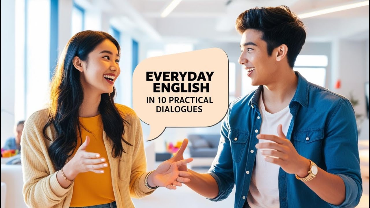 Everyday English Conversation Practice: 10 dialogues in 5 MINUTES! for ...