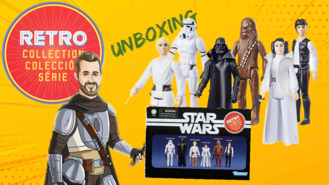 Star Wars Retro Collection A New Hope Multipack Unboxing & Collectible ...