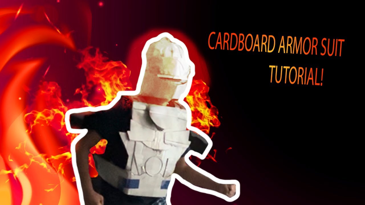 Cardboard Armor Suit! - YouTube