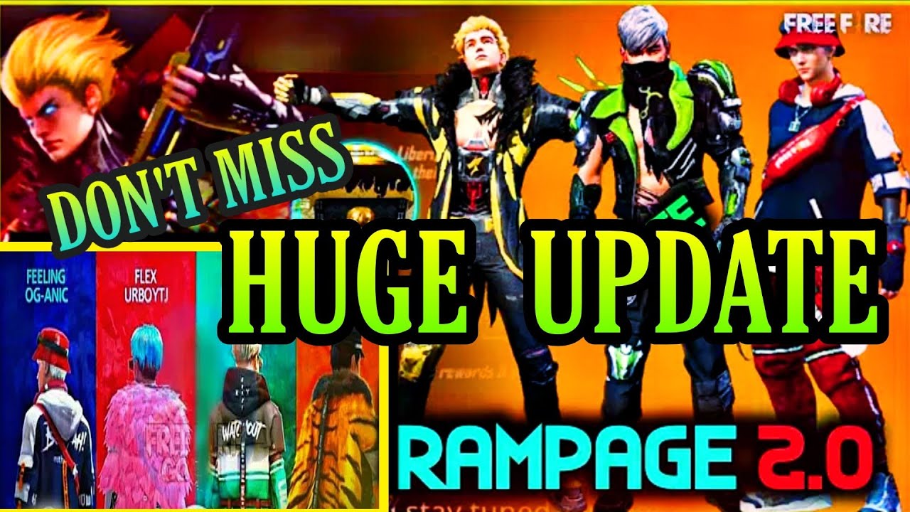RAMPAGE 2.0 KA FULL UPDATE 2020 // FREE FIRE // #RANGER GAMING - YouTube