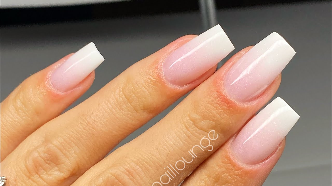 Polygel | Ombré nails | using naio nails acrygel - YouTube