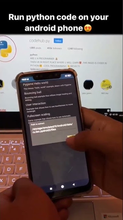 Run python code on android #py #python #programming #turtle #python3 # ...