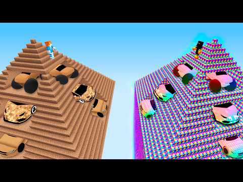 GARAGEM de NOOB vs PRO em UMA PIRÂMIDE DO DESERTO