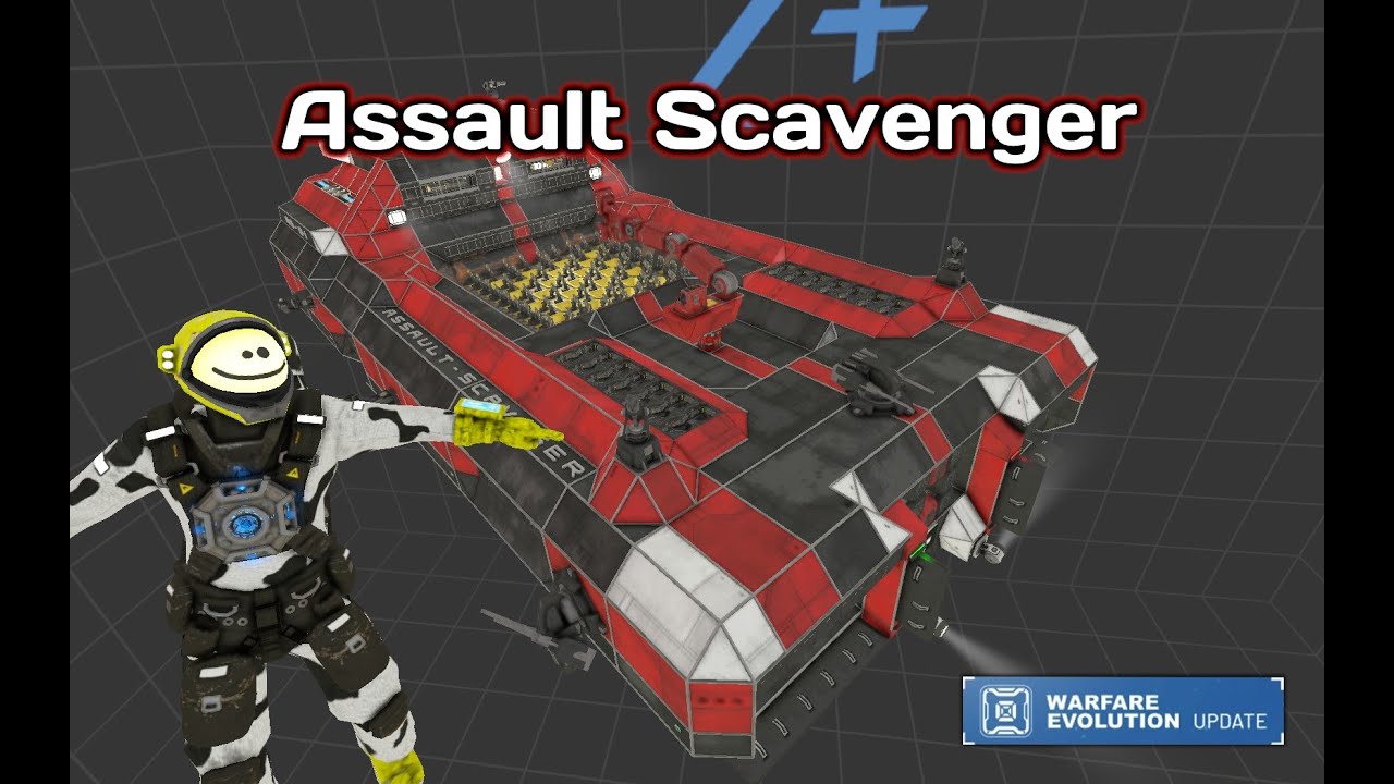 Updating: The Assault Scavenger, Part 2 (Space Engineers) - YouTube