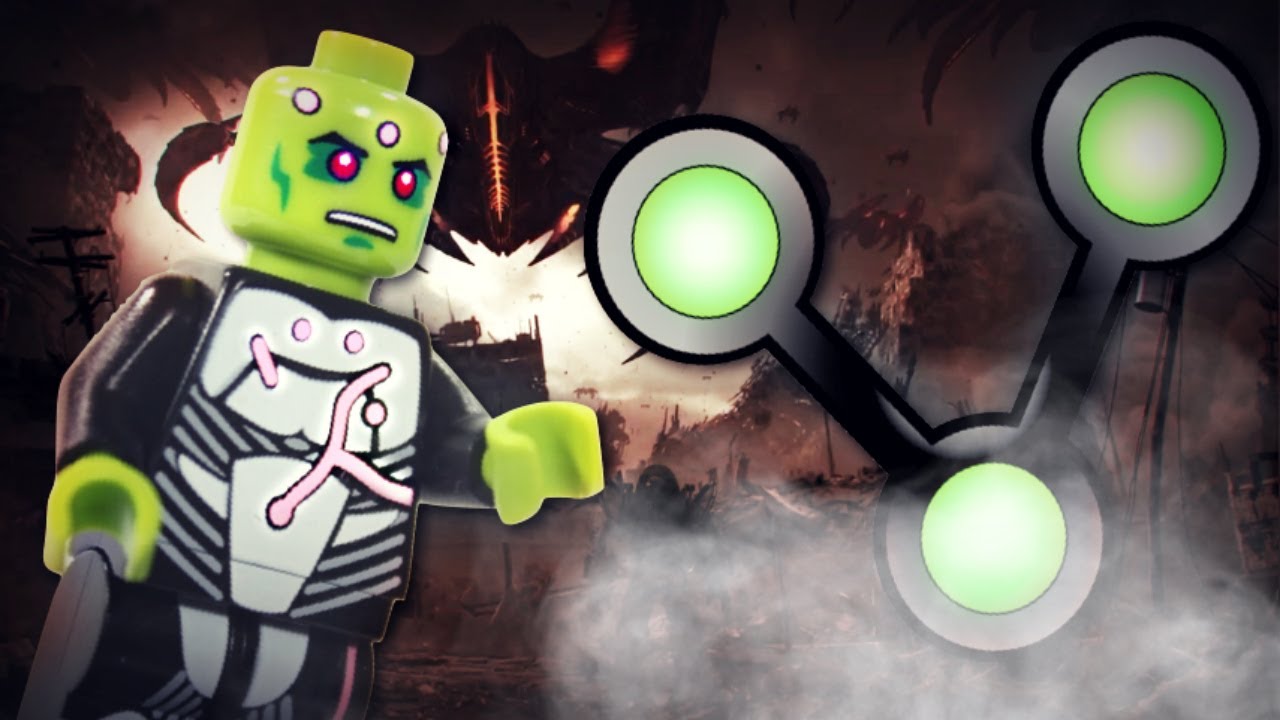 LEGO Batman 2 DC Super Heroes Custom "Brainiac" Minifigure Review - YouTube