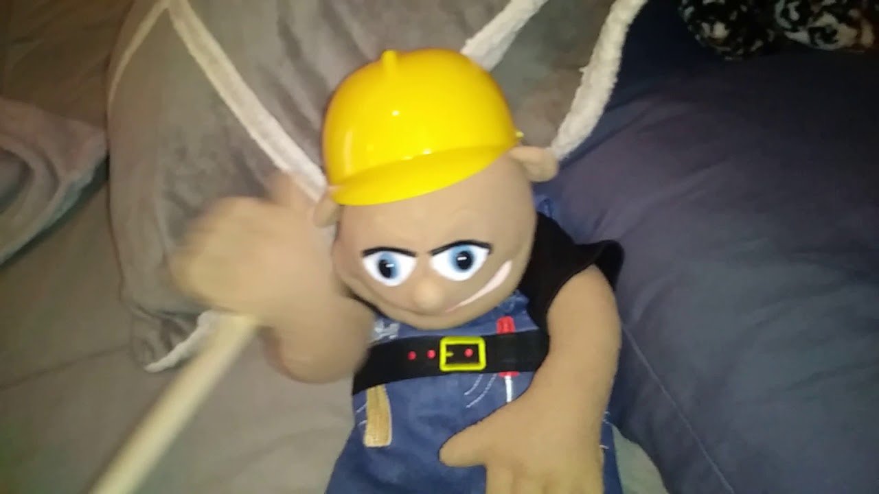 Construction worker puppet review - YouTube